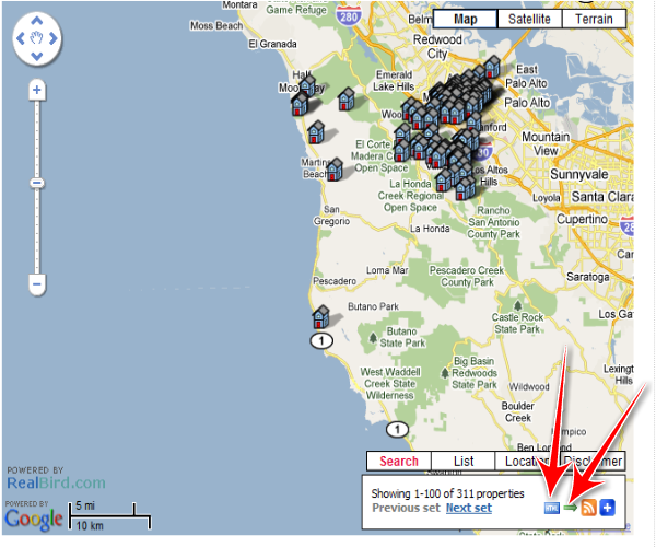 How to create a niche map - based property search